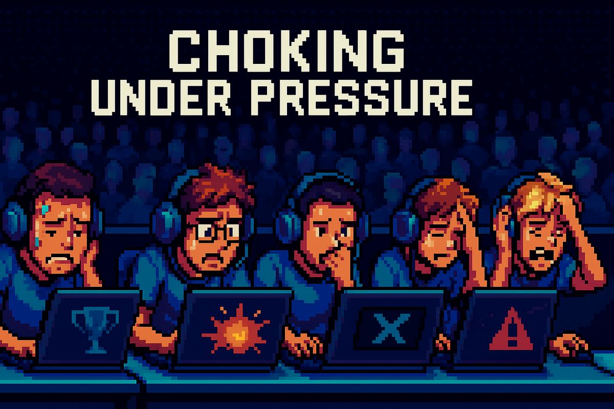 Choking Under Pressure: What Breaks Amateur And Professional Players?